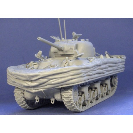 Resicast 351236 Sherman M4A1 DD with Lowered Screen (Small Hatch) - Full Resin Kit