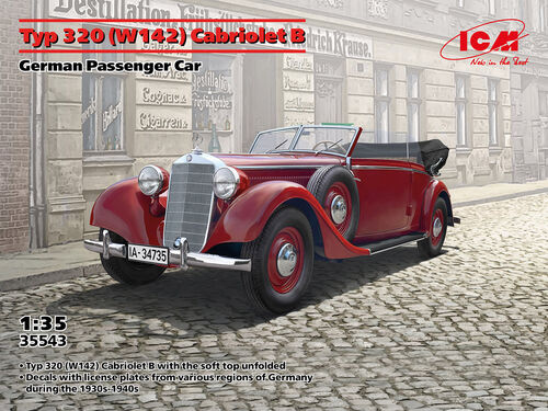 ICM 35543 Typ 320 (W142) Cabriolet B - German Passenger Car