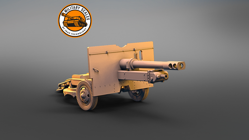 IDAP Technology PMI0576B Ordnance QF 25-Pounder 87,6mm