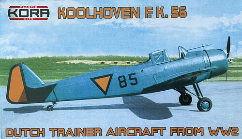Kora Models KPK72197 Koolhoven F.K. 56 - Dutch Trainer Aircraft From WW2