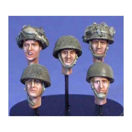 Resicast 355535 5 British Airborne Heads Set No.2