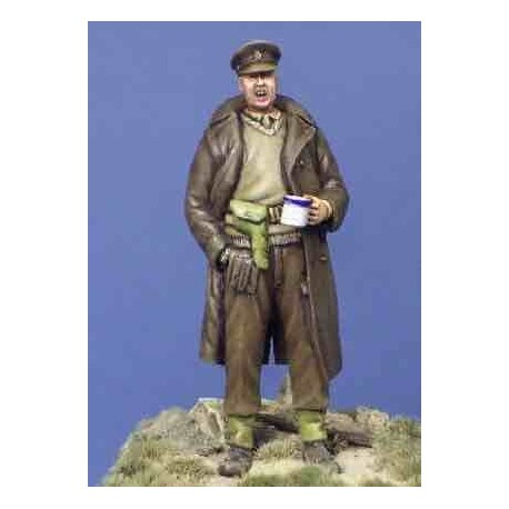 Resicast 355616 British WWII Officer in Great Coat