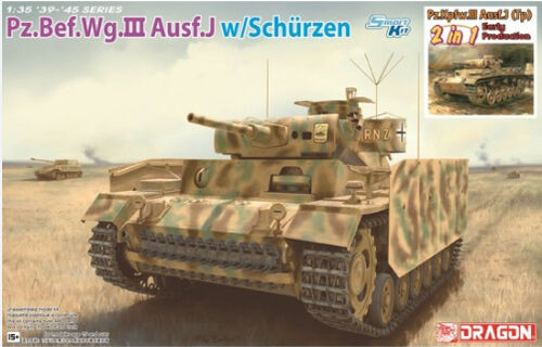 Dragon 6628 Pz.Bef.Wg.III Ausf.J w/SCHÜRZEN (2 IN 1)