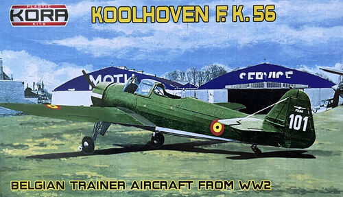 Kora Models KPK72198 Koolhoven F.K. 56 - Belgian Trainer Aircraft From WW2