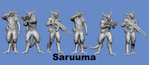 Germania-Figuren 72-SCIFI-005 The Saruuma