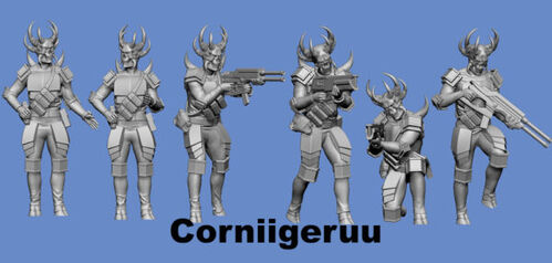 Germania-Figuren 72-SCIFI-0006 The Corniigeruu