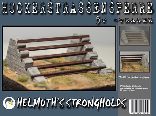 Helmuth's Strongholds 72064 Hockerstrassensperre with 5 T Trager