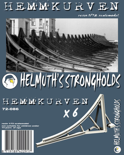 Helmuth's Strongholds 72086 Hemmkurven (6 pcs)