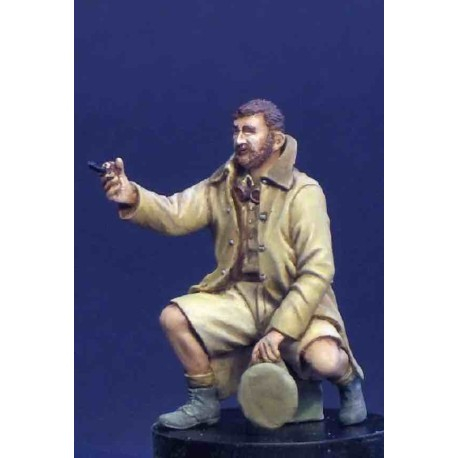 Resicast 355645 British WWII LRDG Figur No.3 - Officer Seated