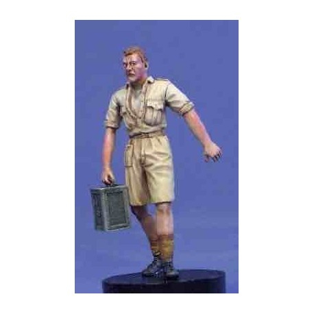 Resicast 355647 British WWII Soldier Walking with Flimsy (North Africa)