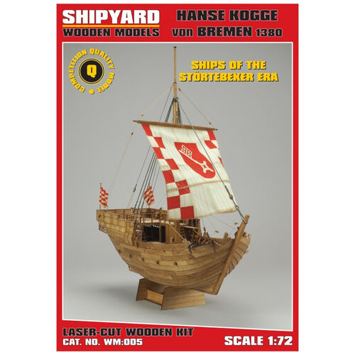 ShipYard WM005 Hanse Kogge Von Bremen 1380 (Ships Of The Störtebeker Era)