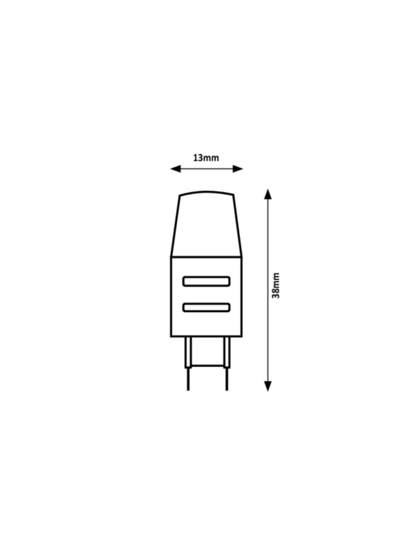 LED SIJ 1949 G4 2W 3K RABALUX