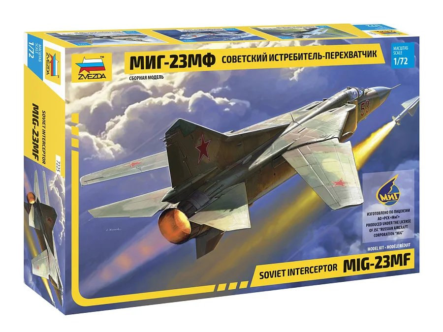 ZVEZDA 1/72 Mikoyan-Gurevich MiG-23MF Flogger-B