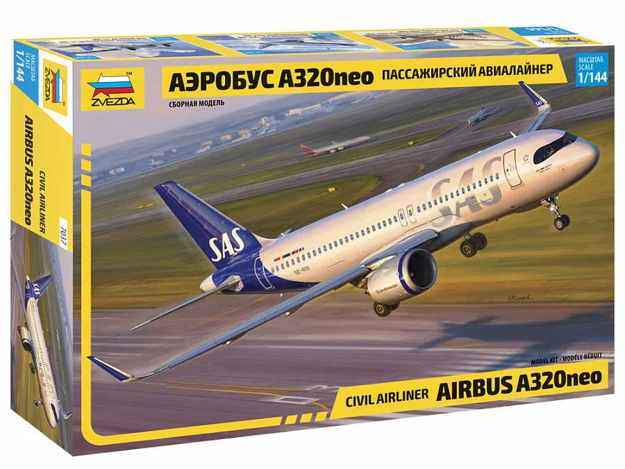 ZVEZDA 1/144 Airbus A320neo