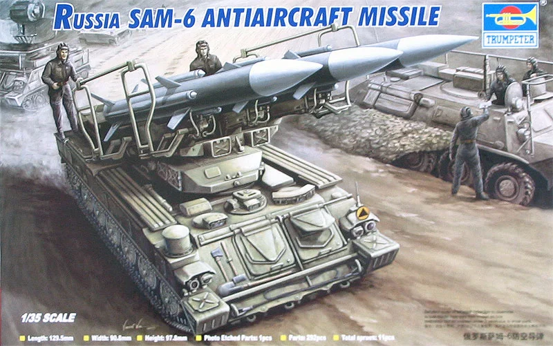 TRUMPETER 1/35 Russia SAM-6 antiaircraft missile