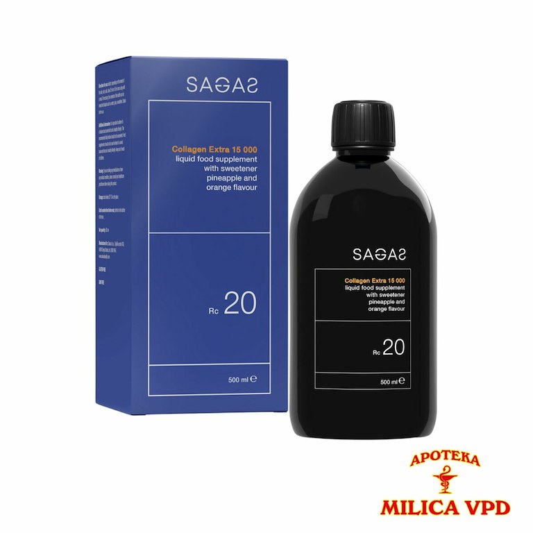 Sagas Collagen Extra 15 000 500ml