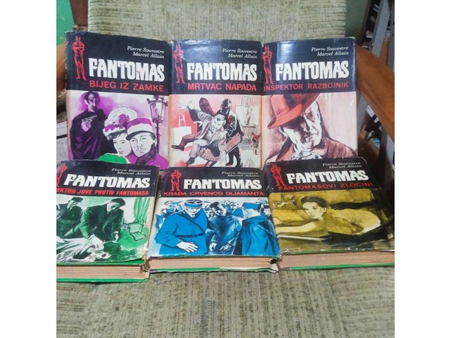 Fantomas 1- 6 Pierre Souvestre i Marcel Allain