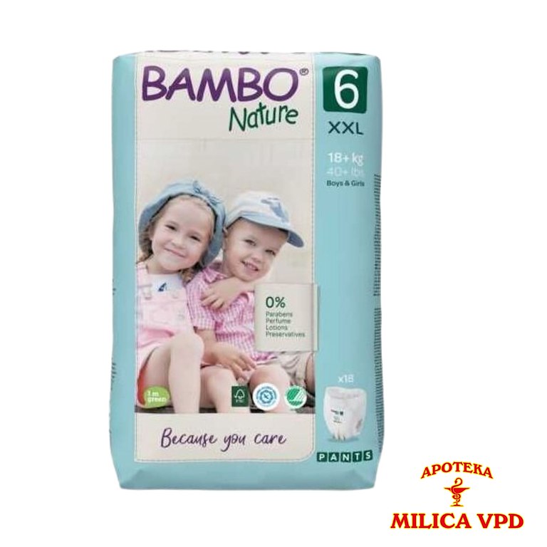 Bambo noćne gaćice 6 18+kg A18