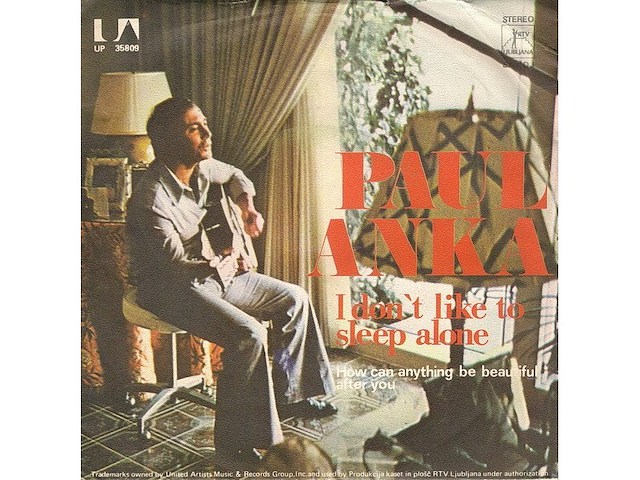 Paul Anka – I Don`t Like To Sleep Alone 7` SINGLE