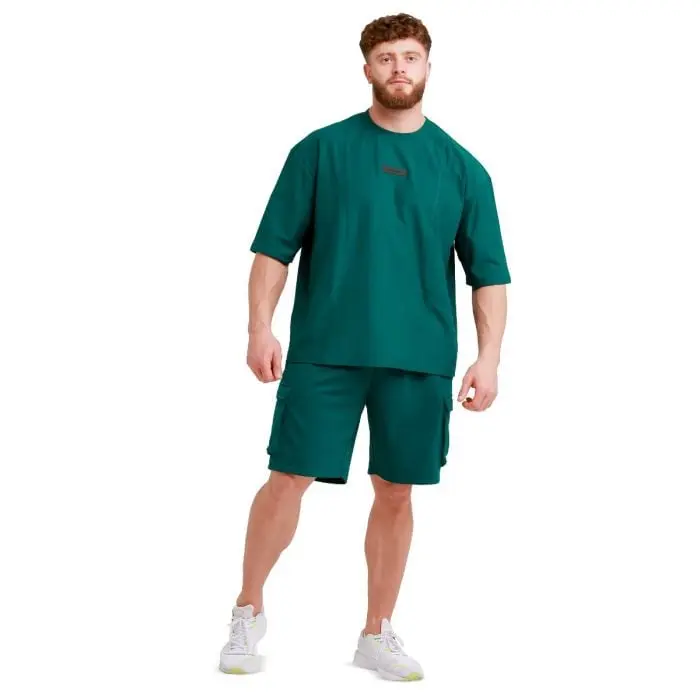 Muška oversized majica Unstoppable Green - GymBeam