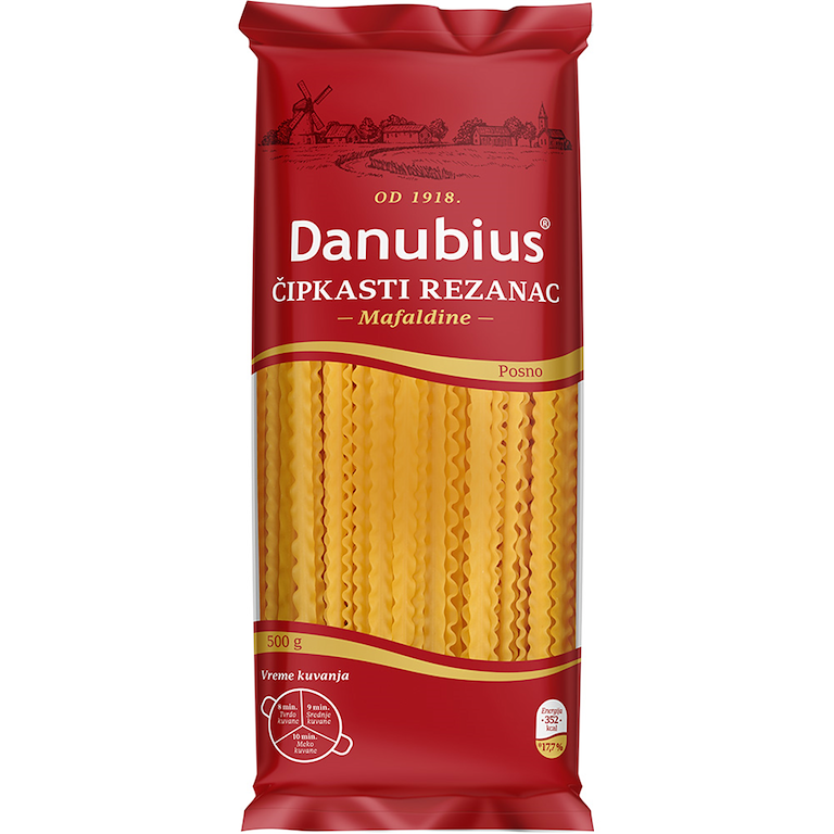 Rezanac cipkasti Danubius 500g