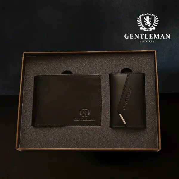 PS044 | GOLD SET FUTROLA ZA KLJUČEVE + NOVČANIK GENTLEMAN