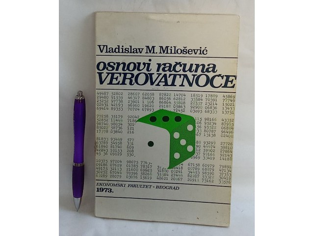 OSNOVI RAČUNA VEROVATNOĆE - V. M. MILOŠEVIĆ