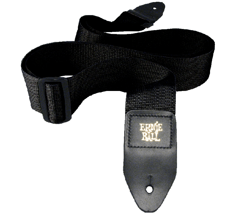 Ernie Ball Black Polypro Guitar Strap