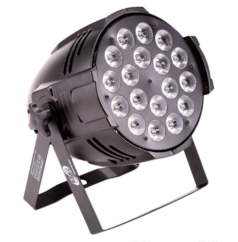 ETEC LED PRO PAR Spotlight 18x10 Watt RGBW 4in1 Floorspot