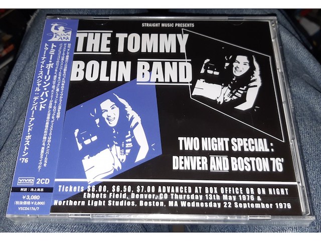 TOMMY BOLIN BAND TWO NIGHT SPECIAL DENVER AND BOSTON`76