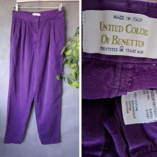 Benetton vintage pantalone struk 36,5