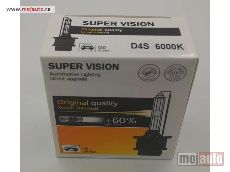 D4S Sijalice za fabricki xenon boja 6000k Novo SUPER VISION