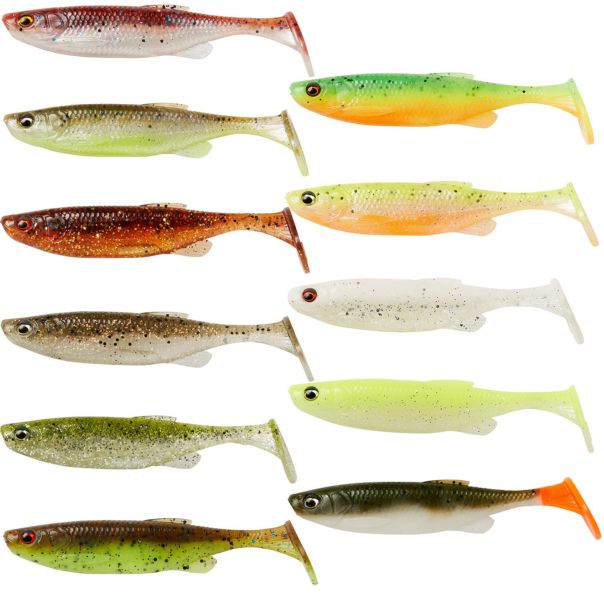 SAVAGE GEAR VARALICA SHED FAT MINNOW T-TAIL 9CM 7GR-GREEN PEAR