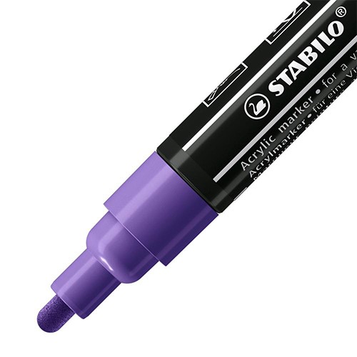 Marker na vodenoj bazi 2-3mm T300 LJUBIČASTI, STABILO FREE