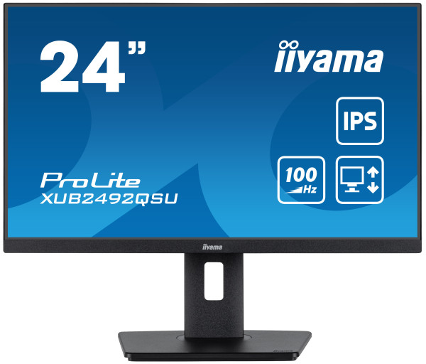 Monitor 23.8'' Iiyama XUB2492QSU-B1 IPS 2560x1440/100Hz/0.5ms/HDMI/DP/USB/zvučni