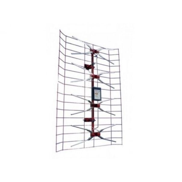 GEMBIRD Spoljna antena TV panel sa pojačalom V2.0, 15-32db, UHF/VHF/DVB-T2 FO