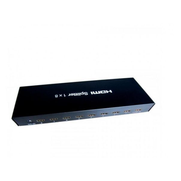 S-BOX Splitter HDMI-1.4 8 Port, crna