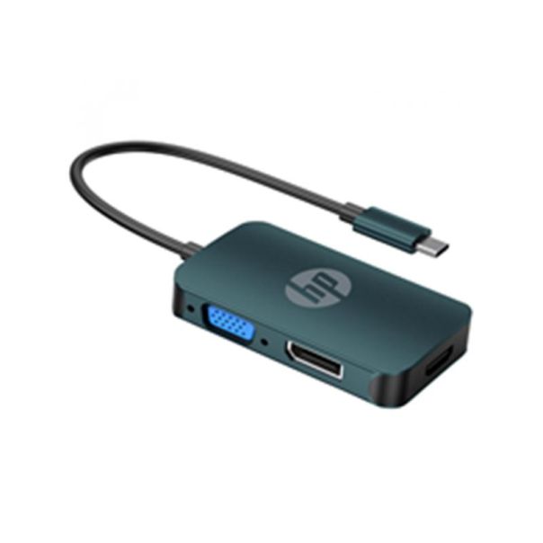 HP Adapter USB SM na HDMI/VGA/DP - DHC-CT200 MST Mode, crna