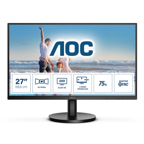 AOC 27″ QHD 75Hz monitor | Q27B3MA