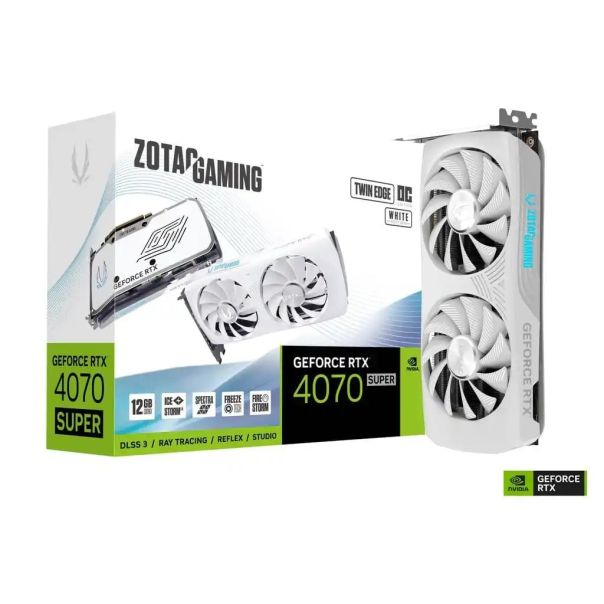 Grafička karta Zotac GAMING GeForce RTX 4070 Super Twin Edge OC White ED 12GB DDR6 192 bit HDMI/3xDP