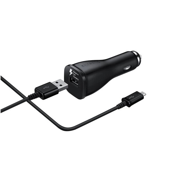 SAMSUNG Auto punjač USB Micro, 2A 15W, EP-LN915UBEGWW, 1.5m