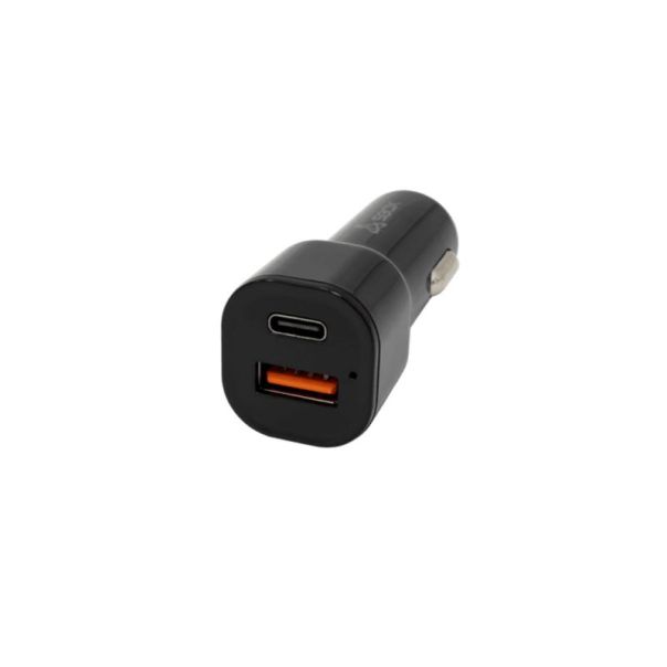 S BOX Auto punjačUSB-C CC 038, crna