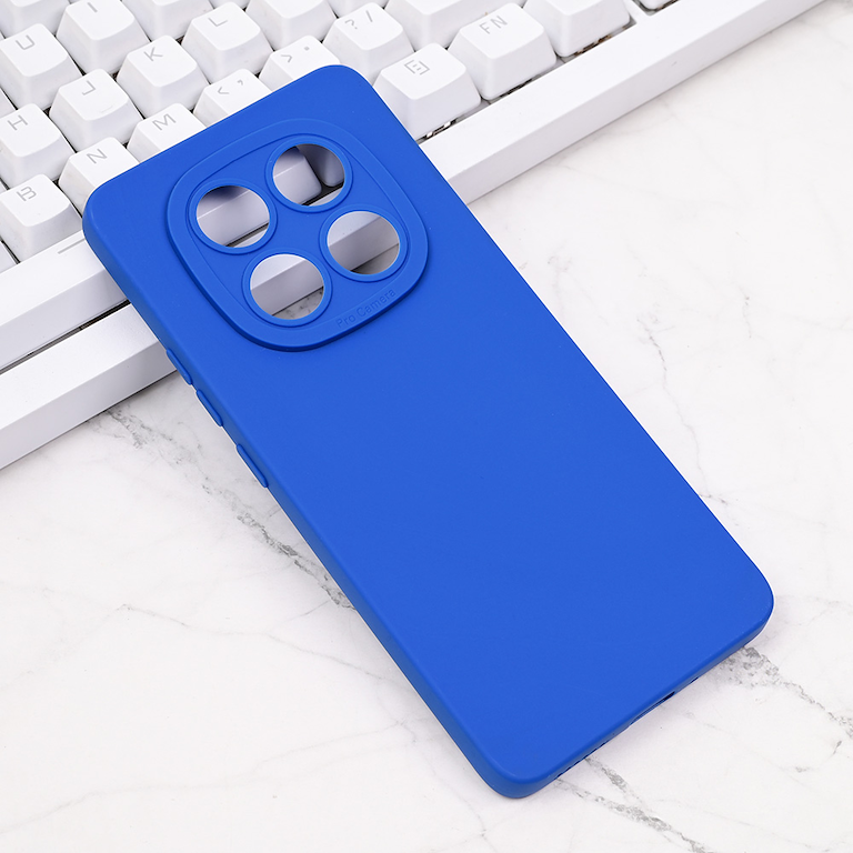 Zastitna maska (futrola) Silikon Pro Camera - Xiaomi Redmi Note 14 Pro 5G plava