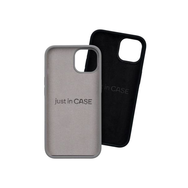 JUST IN CASE 2u1 Extra case MIX za iPhone 13, crna/siva