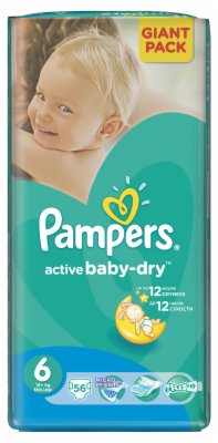 PELENE PAMPERS 6 GP 13-18KG 56/1
PELENE PAMPERS 6 GP 13-18KG 56/1