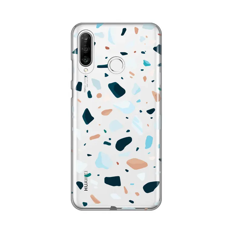 Maska za telefon Silikonska Print Skin za Huawei P30 Lite Terazzo Pattern