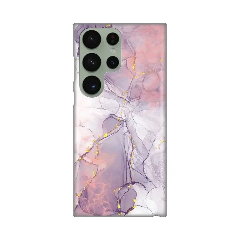 Maska za telefon Silikonska Print za Samsung S918B Galaxy S23 Ultra Pink Marble