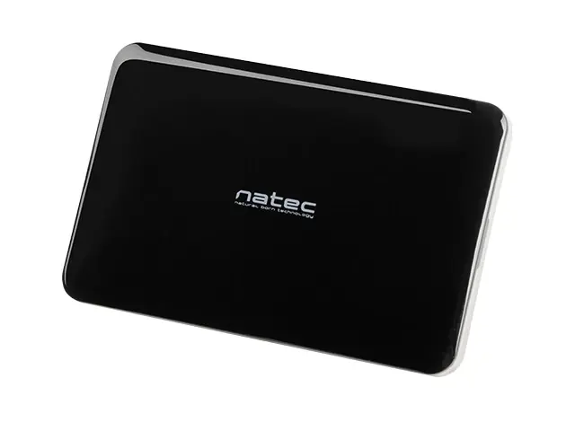 NATEC Oyster 2 NKZ-0716 Eksterno kućište za HDD/SSD, Crno