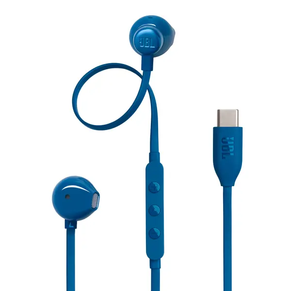JBL Zičane slušalice JBLT305CBLU, Plave