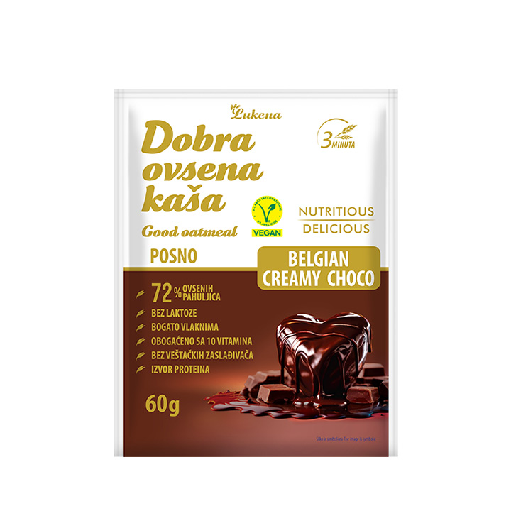 DOBRA OVSENA KAŠA Belgian Creamy Choco